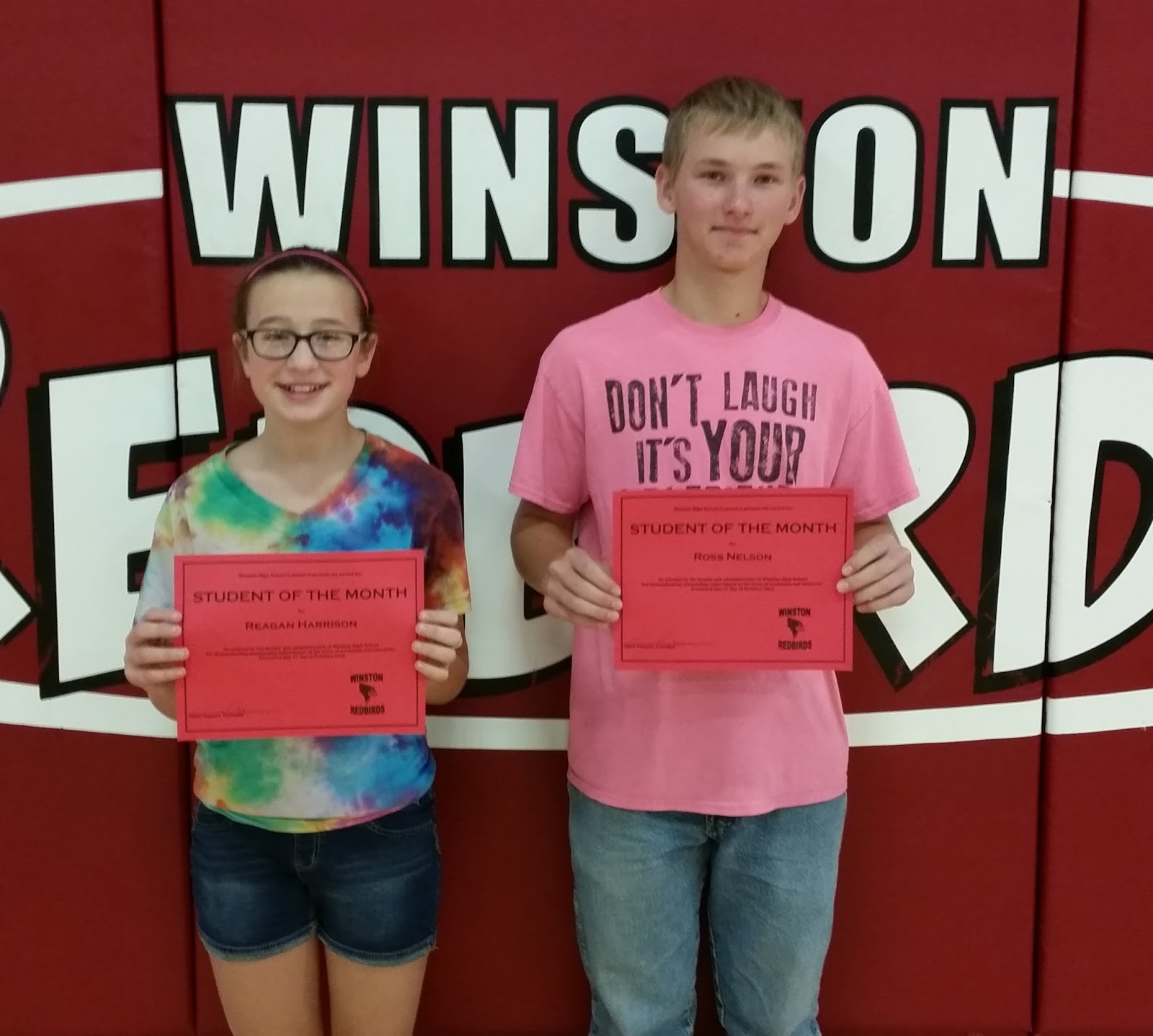 Winston High School News: CONGRATULATIONS OCTOBER STUDENTS OF THE MONTH