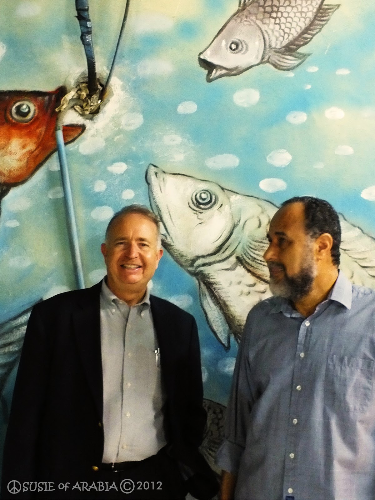 SUSIE of ARABIA: Fish Fry with a Friend