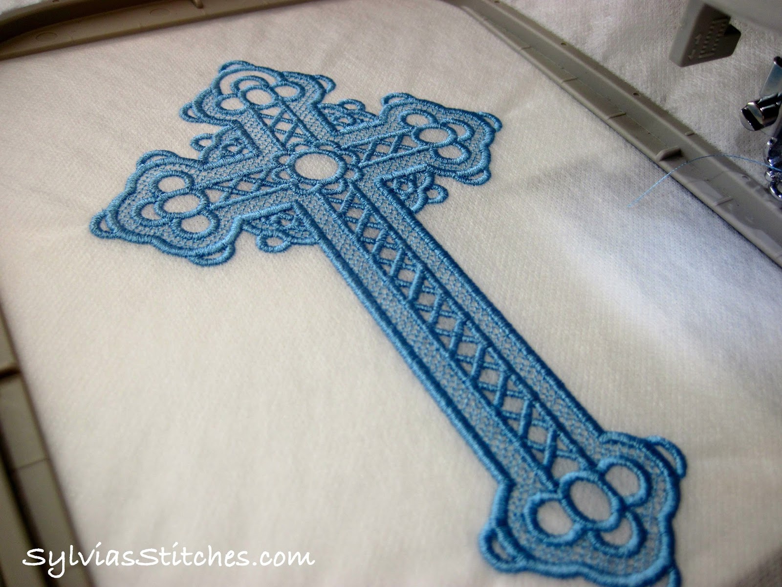 How To: Free Standing Lace Embroidery - Sylvia's Stitches