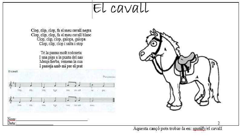 EL RACÓ DE MÚSICA DE L'ANUNCIATA CERDANYOLA: cançoner infantil p-4