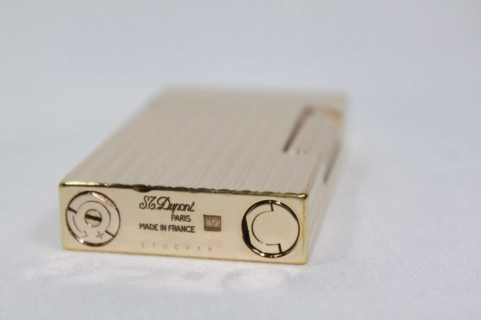 ziq S.T. DUPONT collections: ORIGINAL S.T.DUPONT LINE 2 GOLD WITH NICE ...