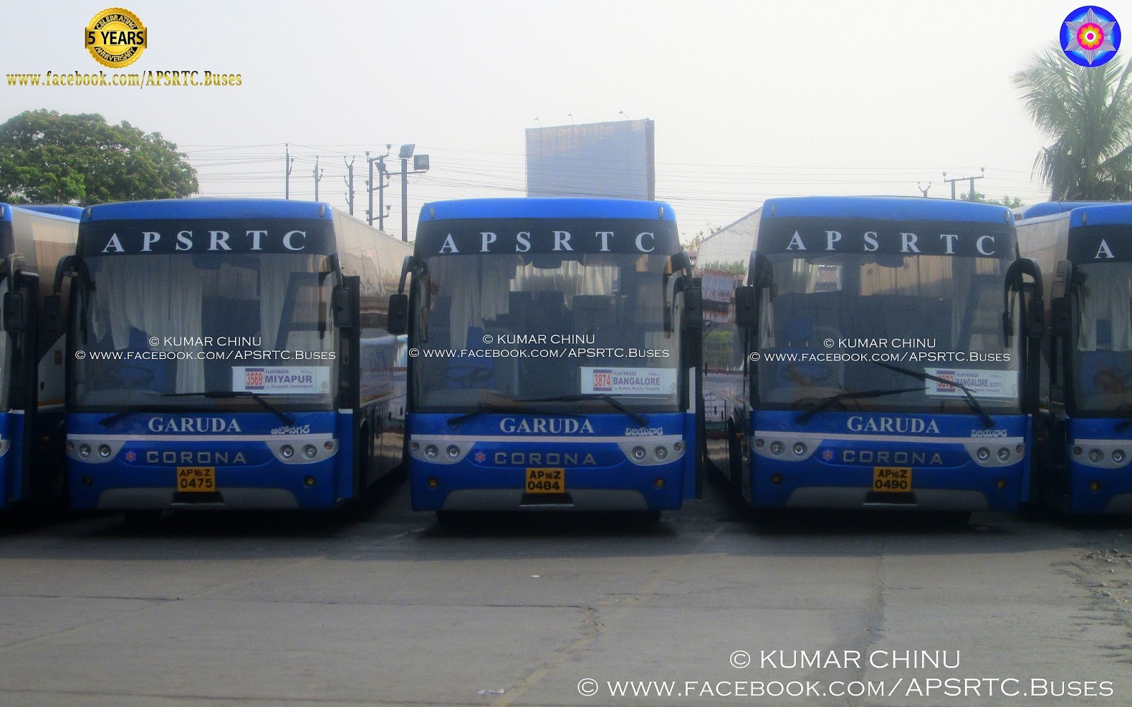 APSRTC CORONA GARUDA A/C Buses