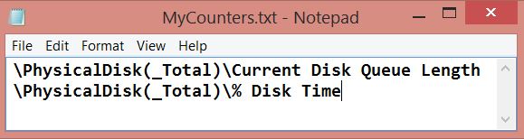SQL Server Buddy: TypePerf - Command-Line Tool