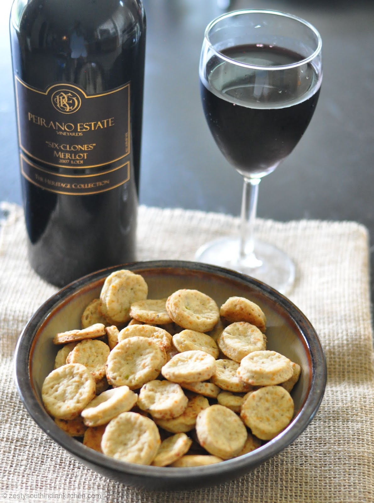 Spicy Mini Cream Crackers - Zesty South Indian Kitchen