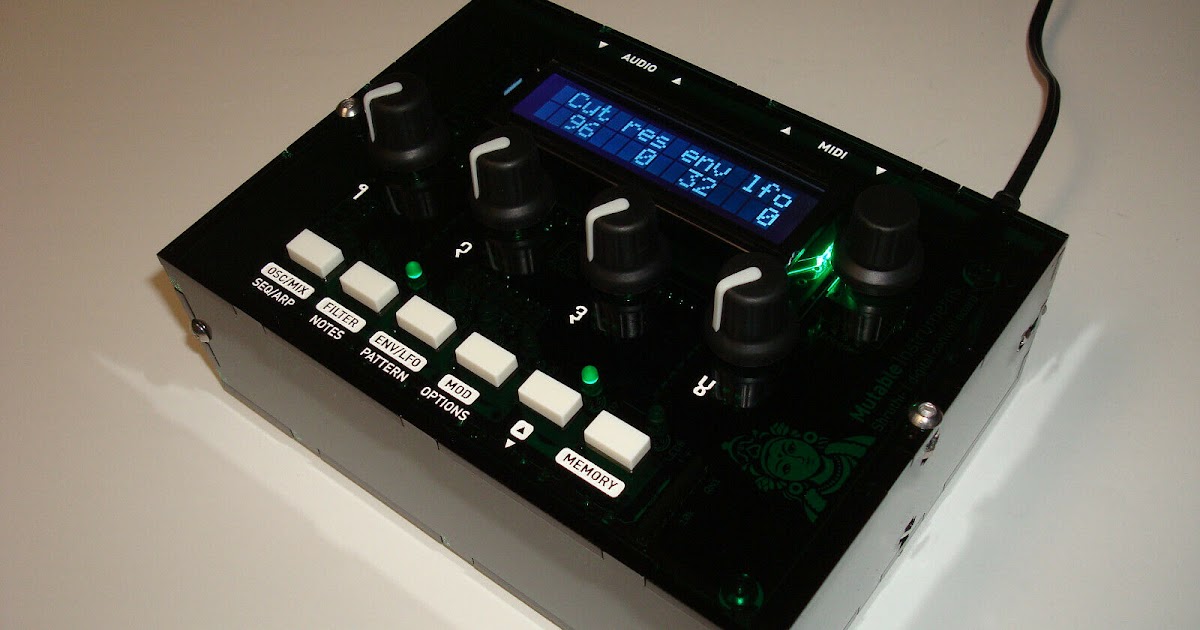 MATRIXSYNTH: Mutable Instruments Shruthi-1 w/ Roland IR3109 Jupiter Filter Chip