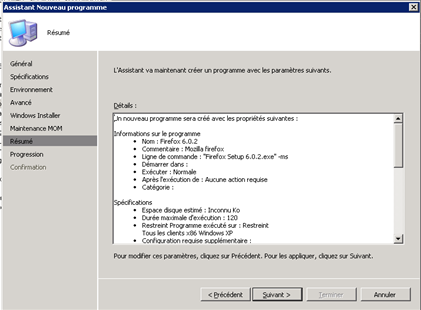 Déploiement de package