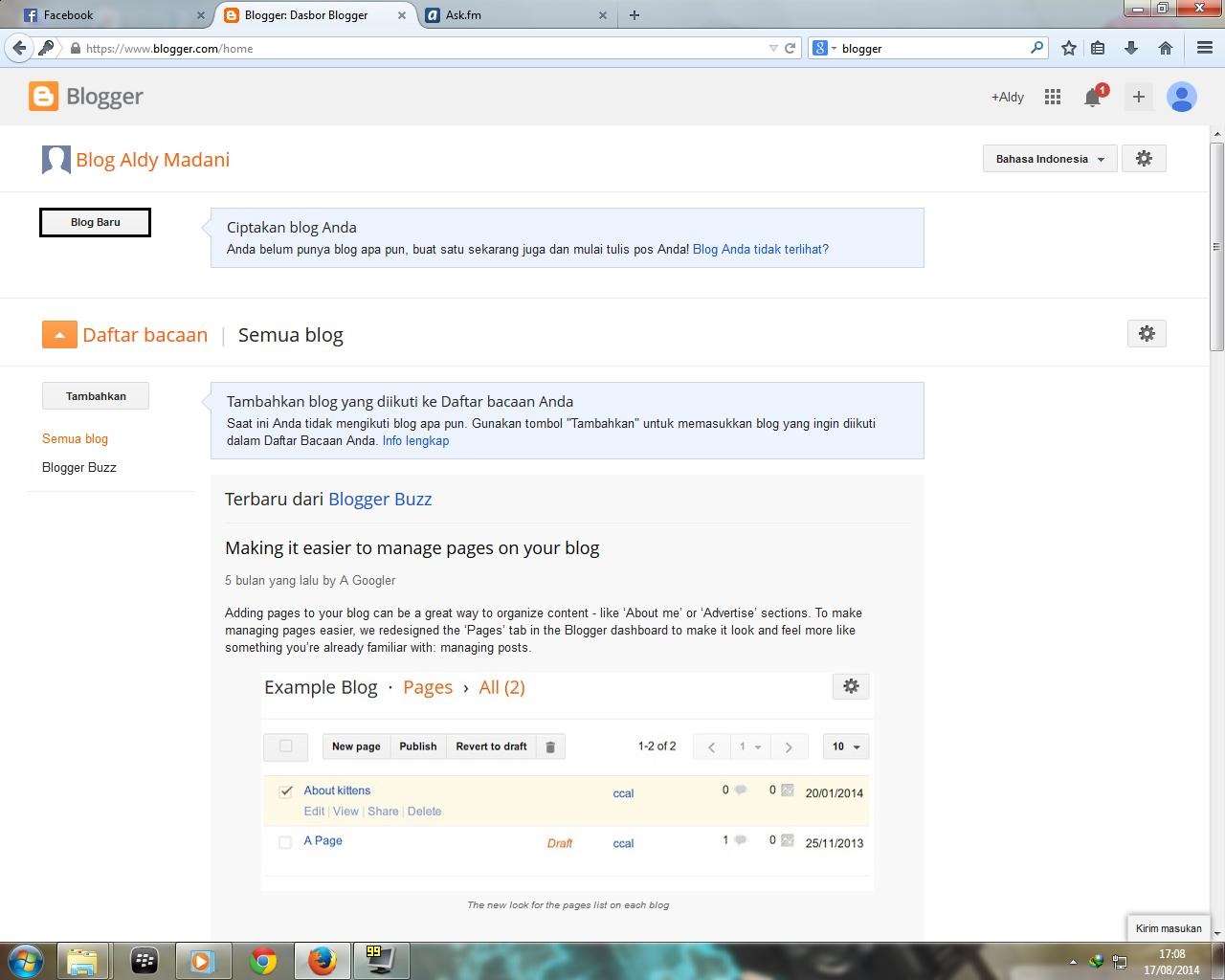 Cara Membuat Blog Di Blogger.com ~ Cozy Info