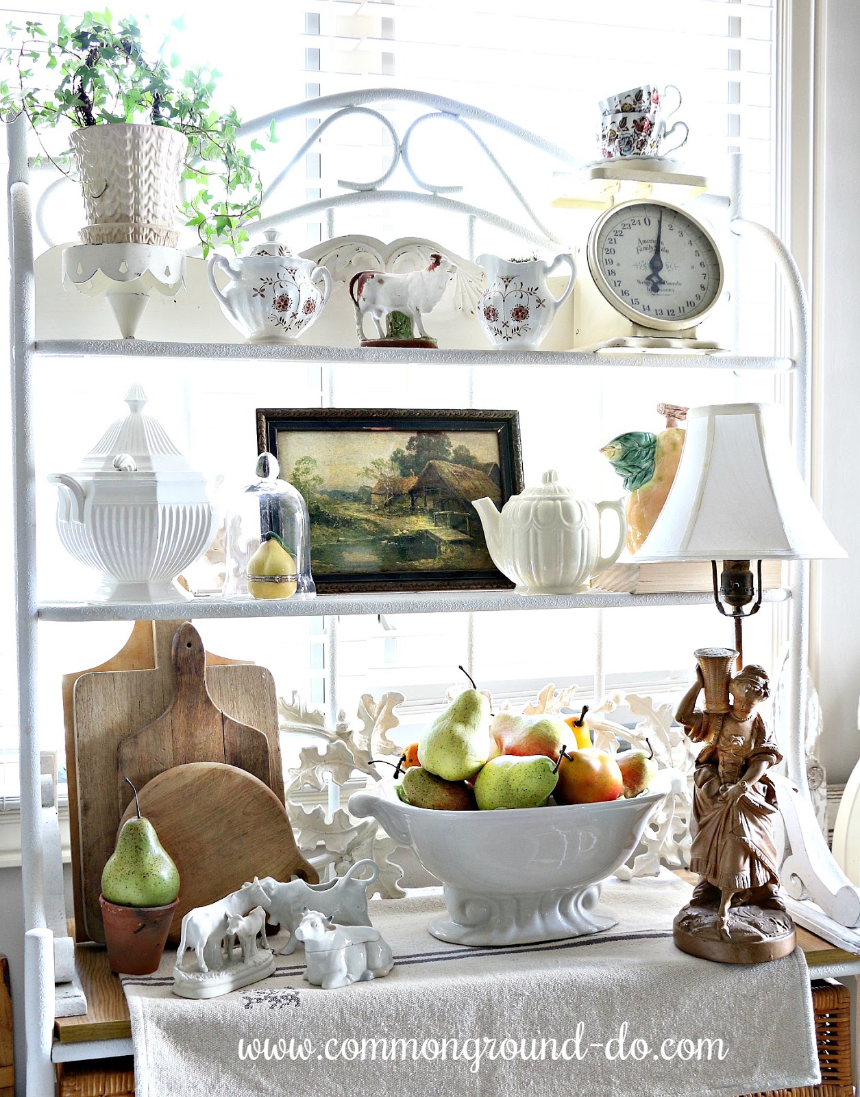 common ground : French Country Styling on the Baker's Rack