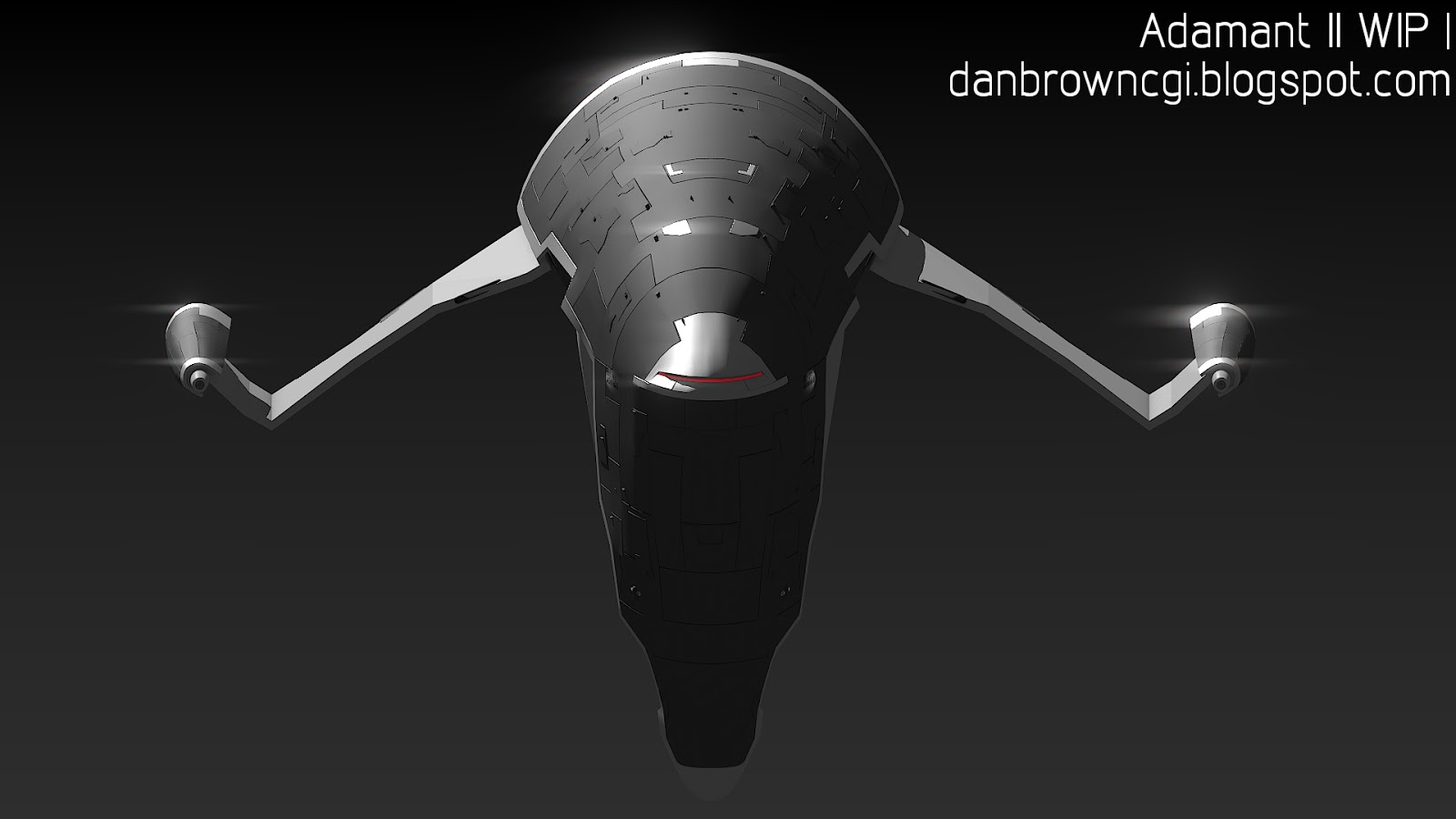 Dan Brown CGI | Sci-fi Art: Adamant II Still Work in Progress