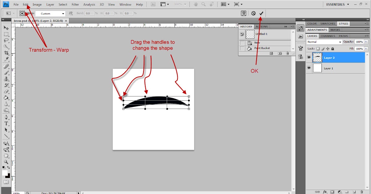 Arts Of Photos: Changing Size, Direction,Warp ,and Distort Picture ...