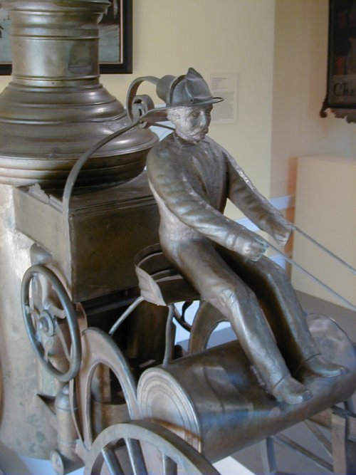 Nutfield Genealogy: Weathervane Wednesday ~ An Old Fashioned Fire Engine