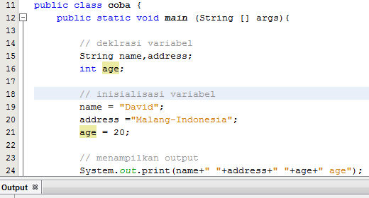 Cara Cepat Menulis Koding ~ Materi Java Pemula
