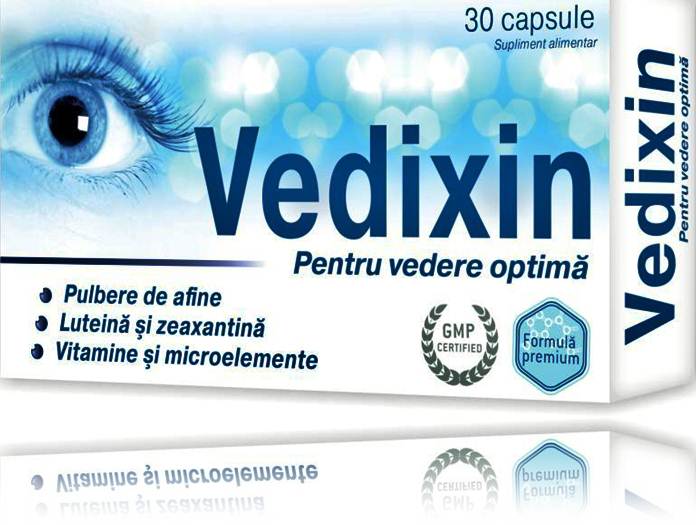 Pareri VEDIXIN capsule Pentru Vedere Optima cu luteina si extract de afin.