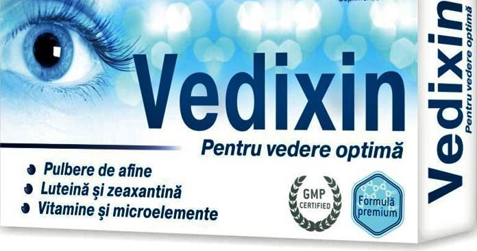Pareri VEDIXIN capsule Pentru Vedere Optima cu luteina si extract de afin.