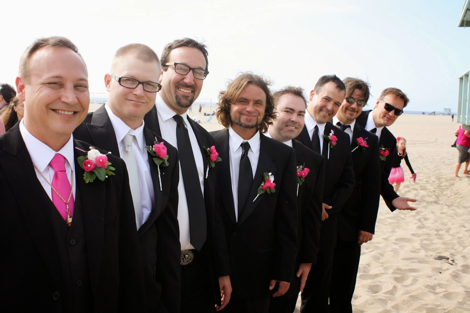 Thinking Pink: Groomsmen & Bridesmaids