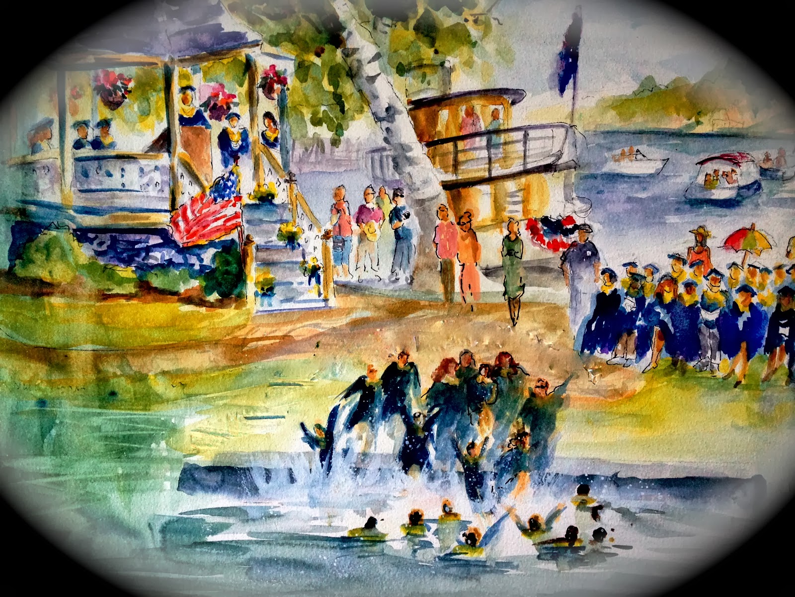 Watercolor Wanderings : Event Painting