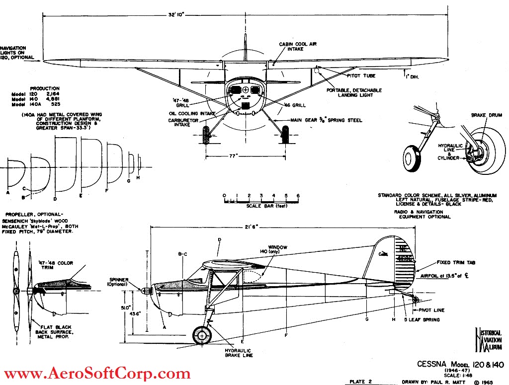 Blog on World of Civil Airplanes : The Cessna 140