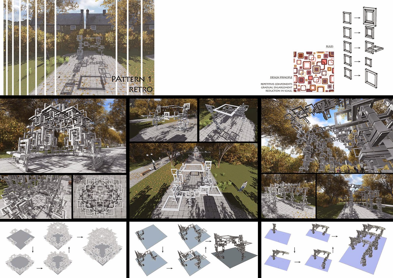 Architecture e-portfolio: SHAPE GRAMMAR (ARC3153 / ARC3152)