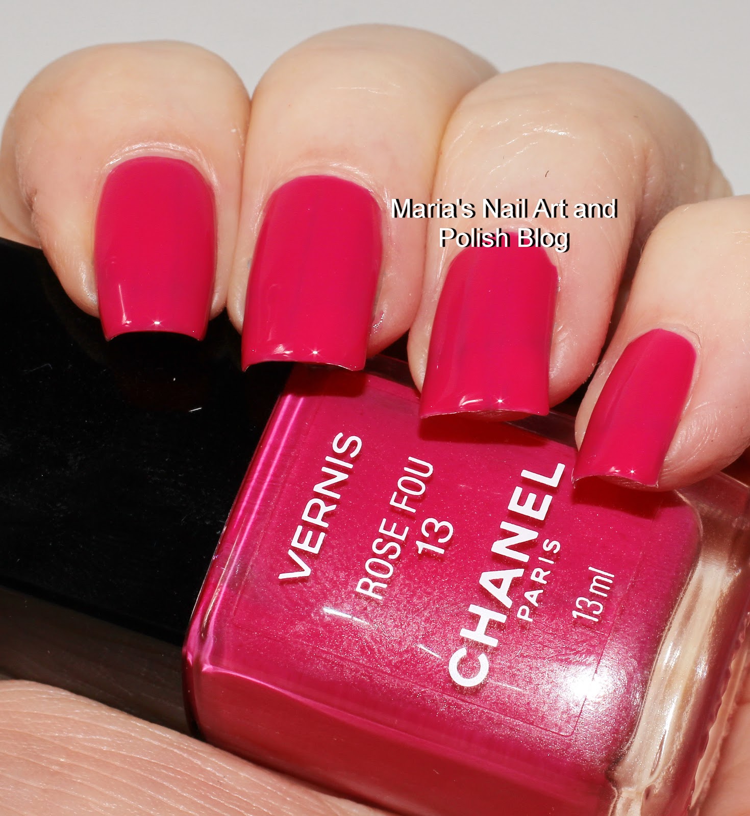 Marias Nail Art and Polish Blog: Chanel Rose Fou 13 swatches