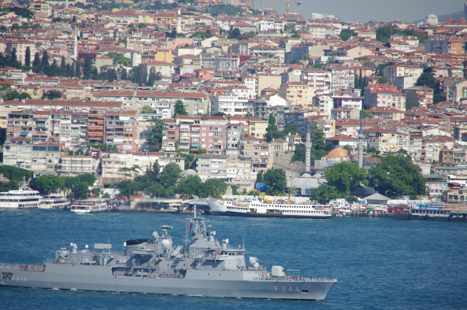 WARSHIPS ON THE BOSPHORUS: F 244 BARBAROS- BARBAROS CLASS