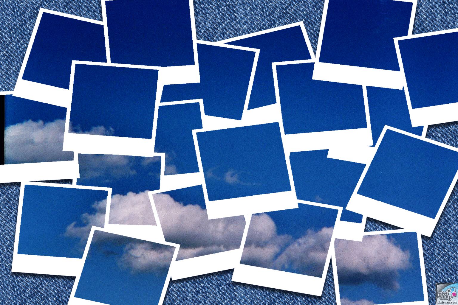 Polaroid-notes: Polaroid collage.