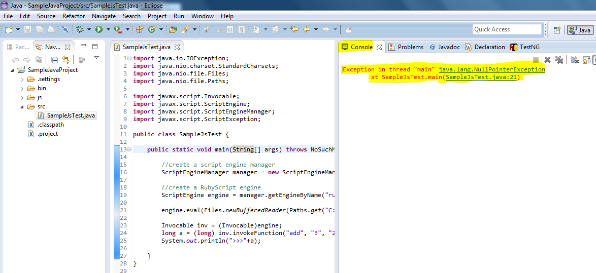Java Call Ruby Script Functions From Java Code Automation Home 6241