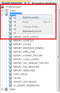 How to add subreport in jasper report using iReport