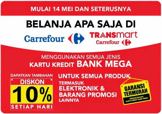 Pintar Kartu Kredit: Mega - Carrefour Transmart