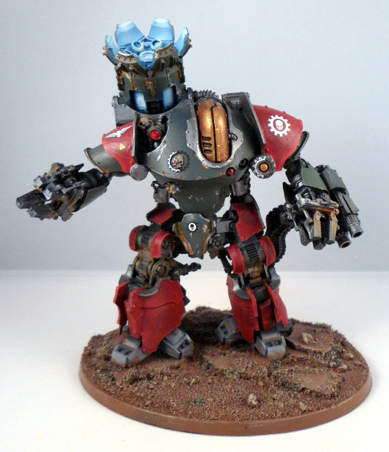 WeeMen: Mechanicum Thanatar Class Siege-Automaton with Hellex Plasma Mortar