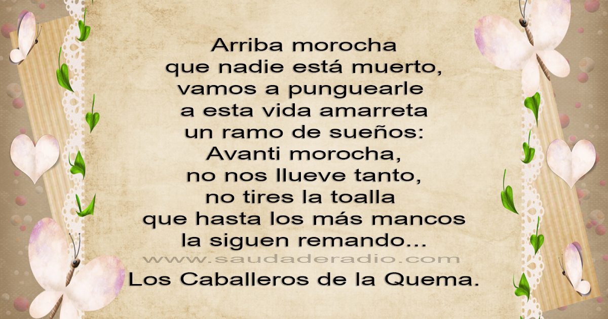 Avanti morocha - Los caballeros de la quema