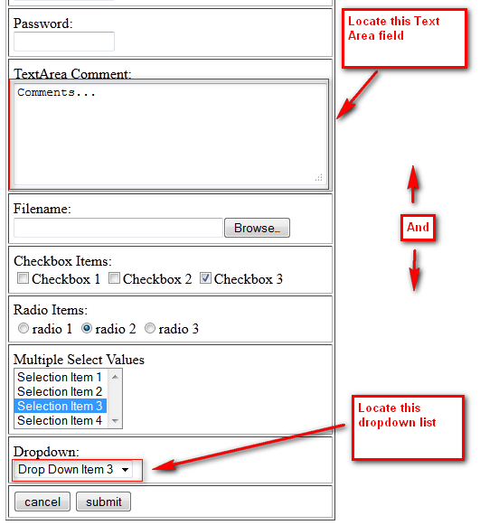 Selenium By Arun 365 Locating Different Elements Using A Single Css Path