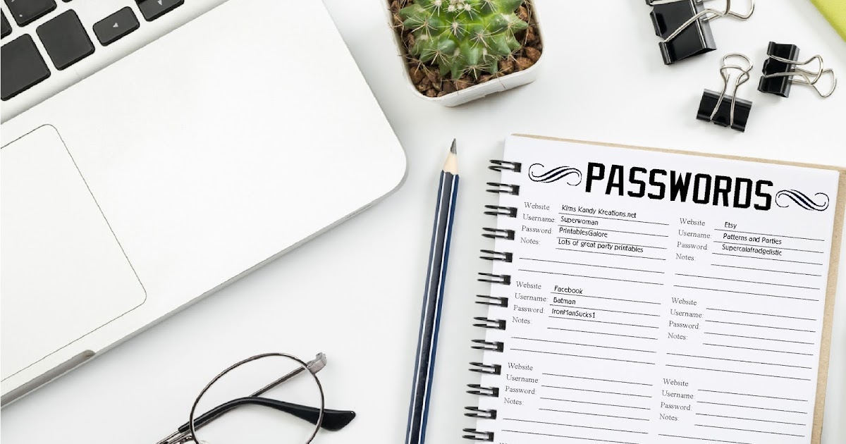 DIY Party Mom: Password Saver Planner Printable