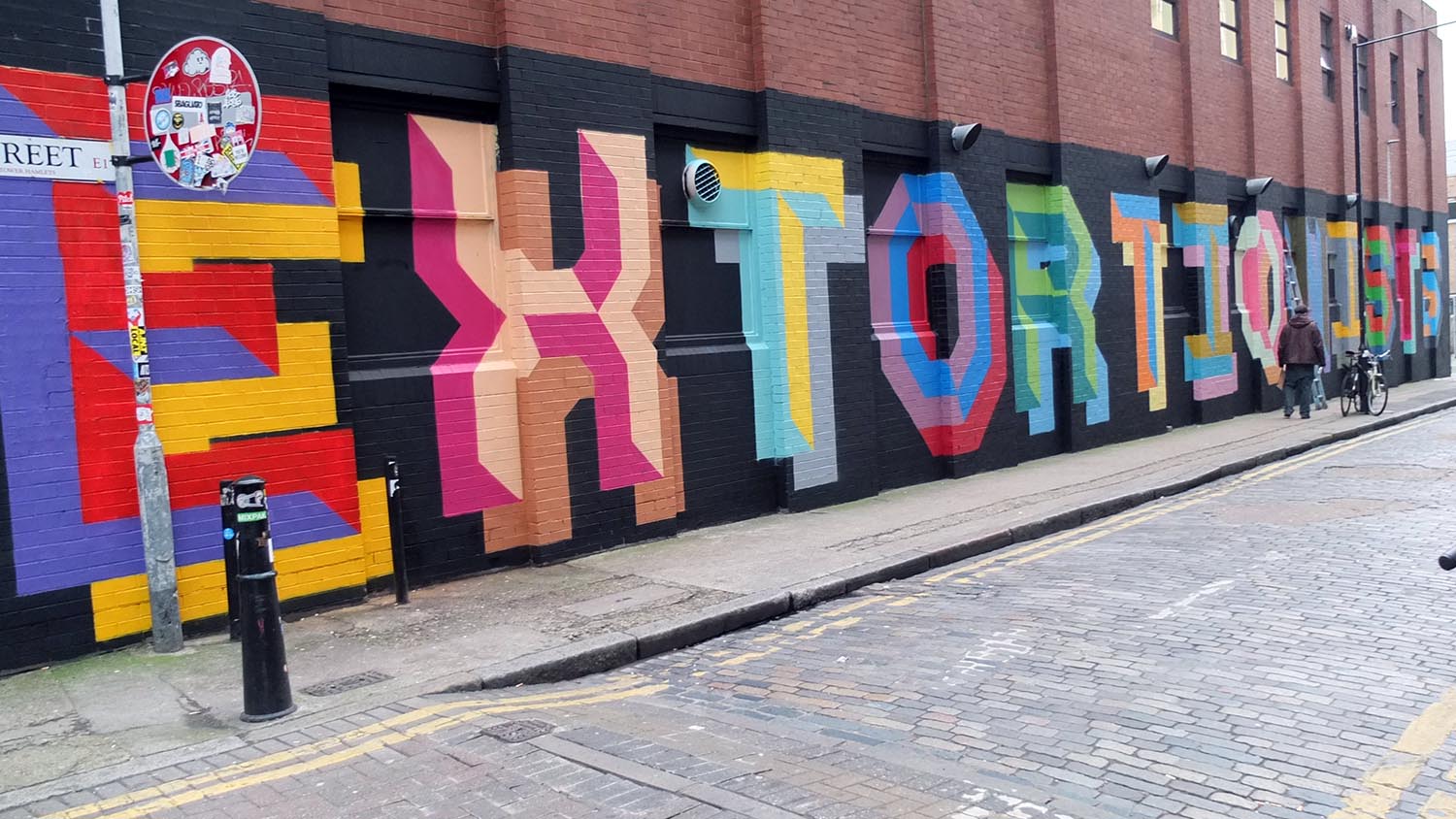 Ben Eine 新作ミューラル In ロンドン