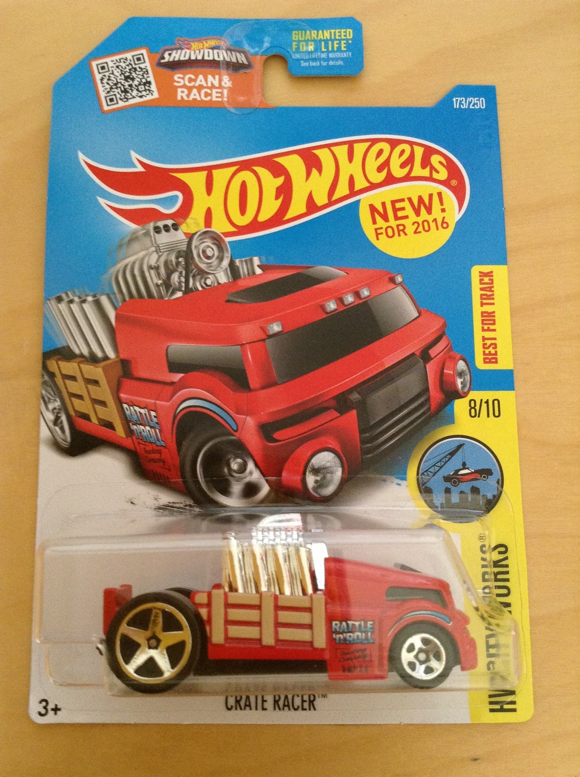 JULIAN'S HOT WHEELS BLOG: Crate Racer (New for 2016! - HW City Works)