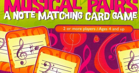 The Playful Otter: Musical Pairs Note Matching Card Game