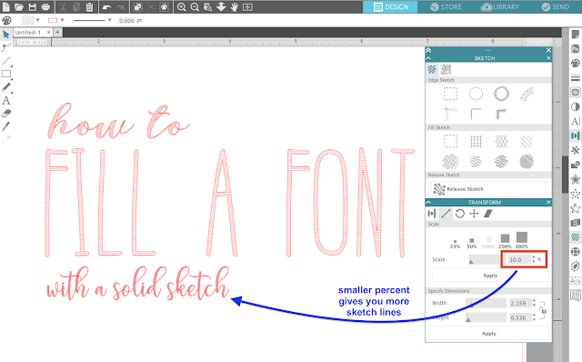 Silhouette Sketch Pen Solid Fill Hack - Silhouette School