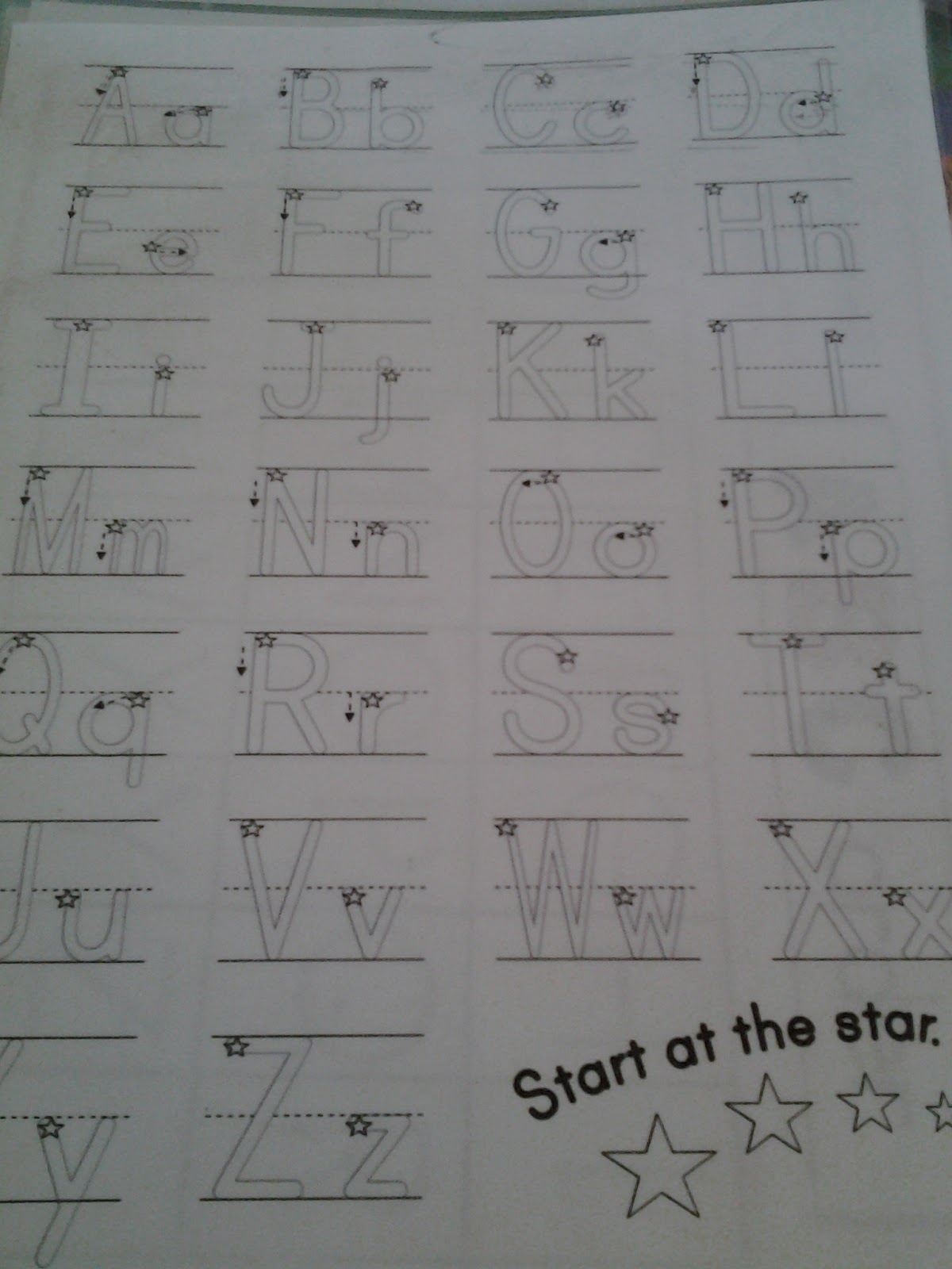 Letters File Folder Game