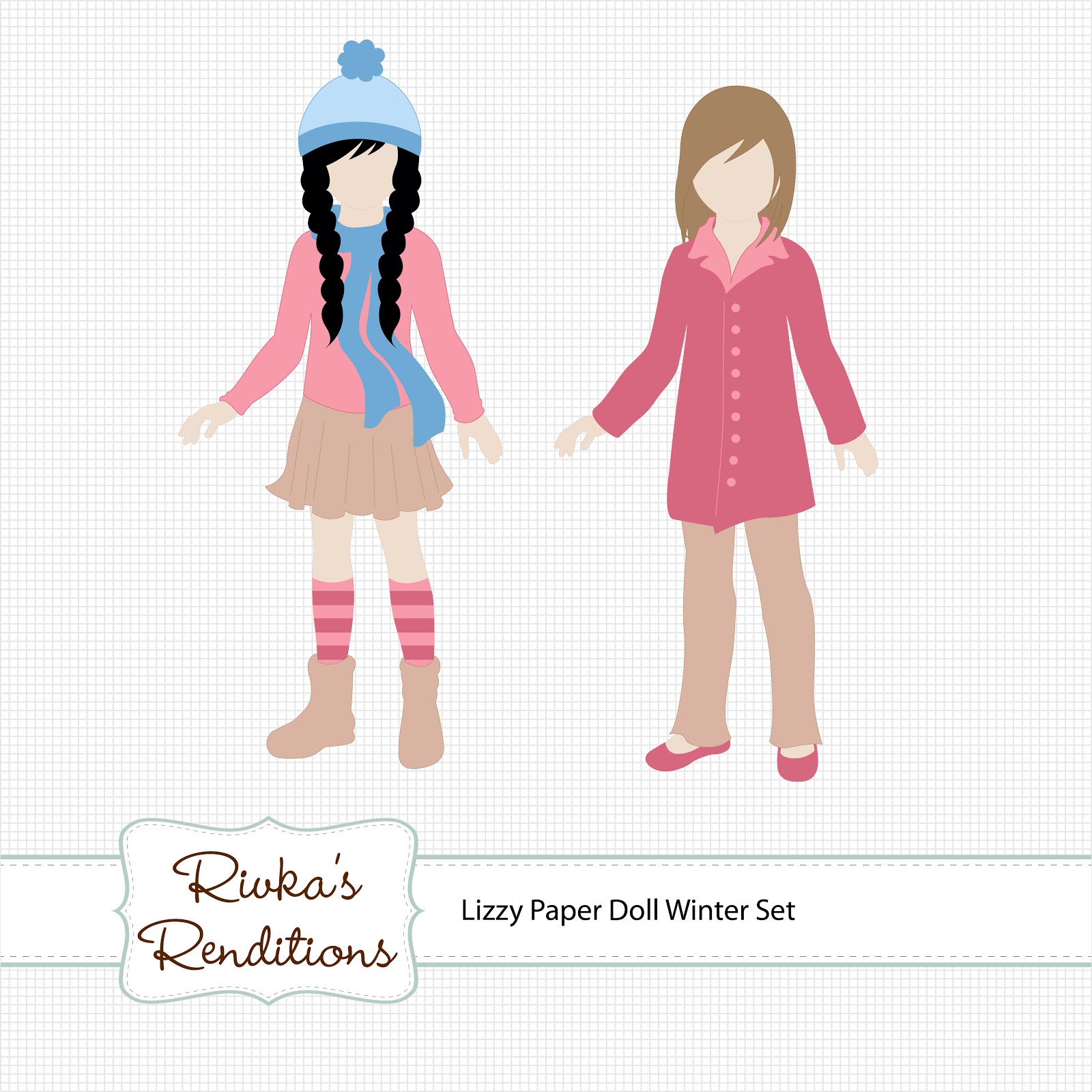 Rivka's Renditions: Paper Doll Sets on Etsy