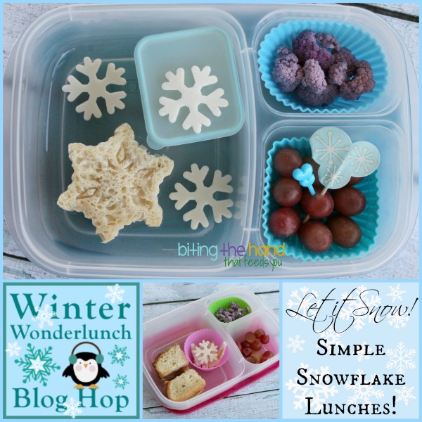 Biting The Hand That Feeds You: Let it Snow! Simple Snowflake Lunches