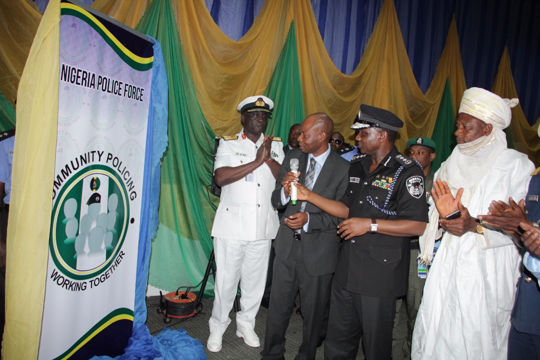 Police IG Unveils Community Policing Logo In Abuja
