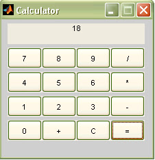 IMAGE PROCESSING: Simple GUI Calculator in MATLAB