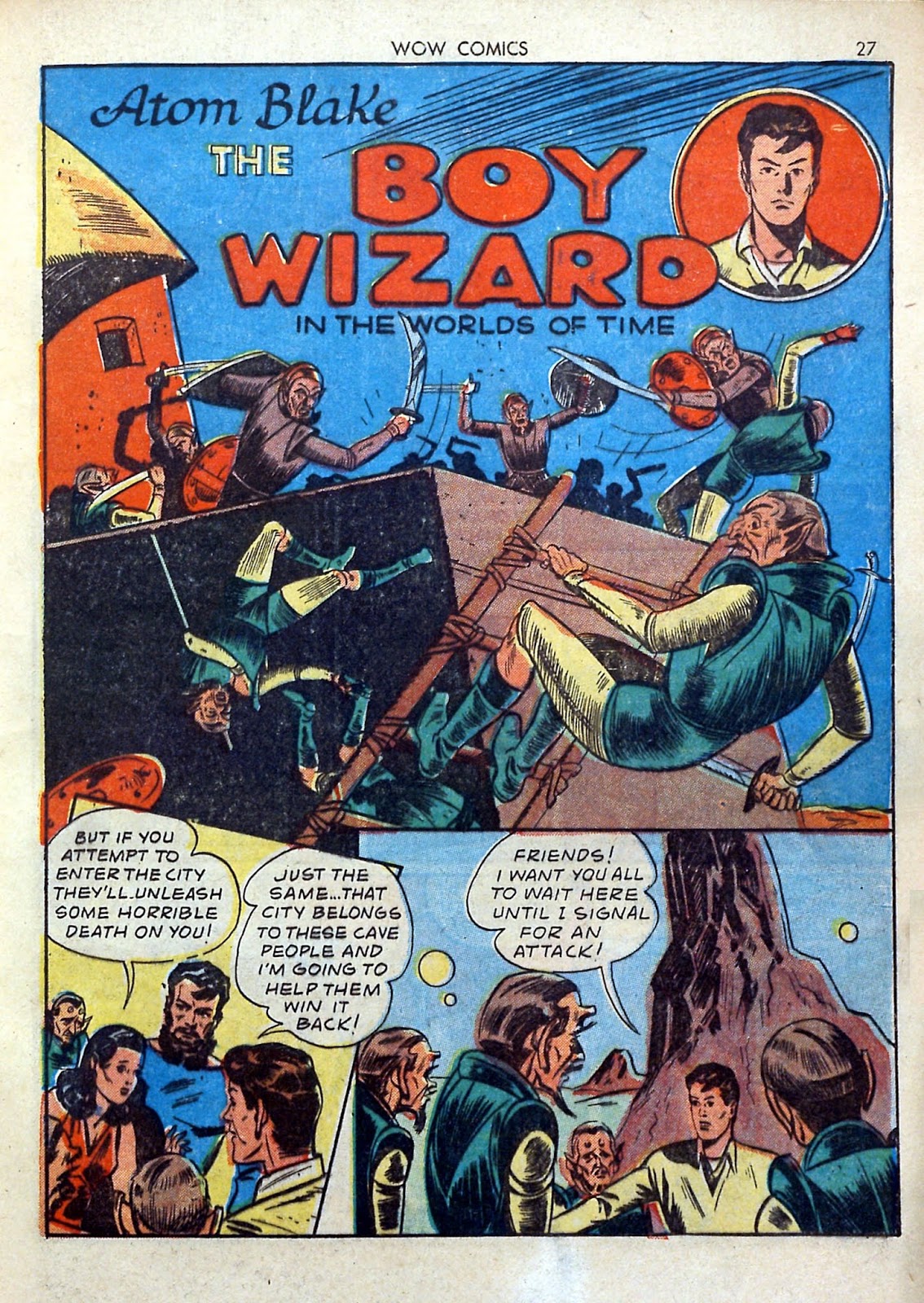 Four-Color Shadows: Atom Blake, the Boy Wizard-Pierce Rice-1942