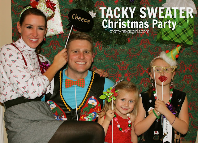 Crafty Texas Girls: Tacky Sweater Party and DIY Photo Booth
