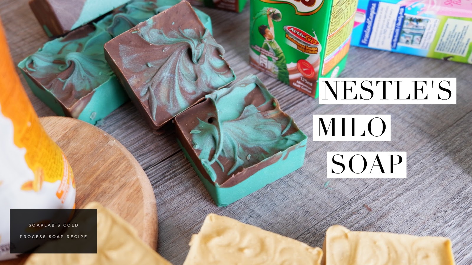 SoapLab Malaysia: How To Make: Nestle's Milo Soap