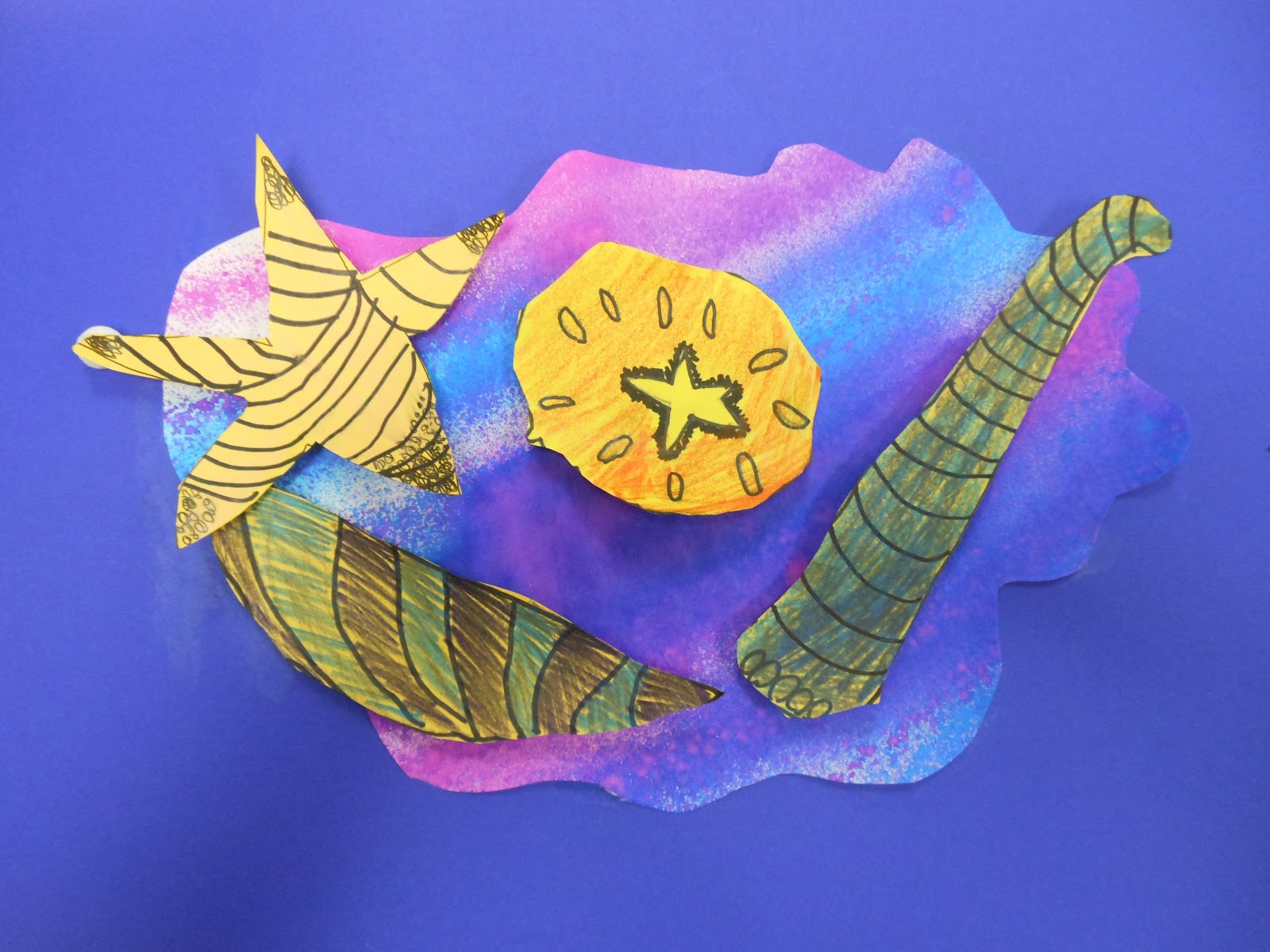 Art to Go: Shell Contour Lines