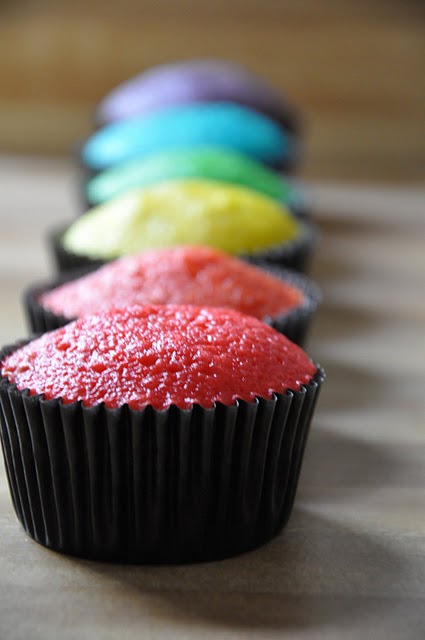 Be Different...Act Normal: Rainbow Cupcake Cake