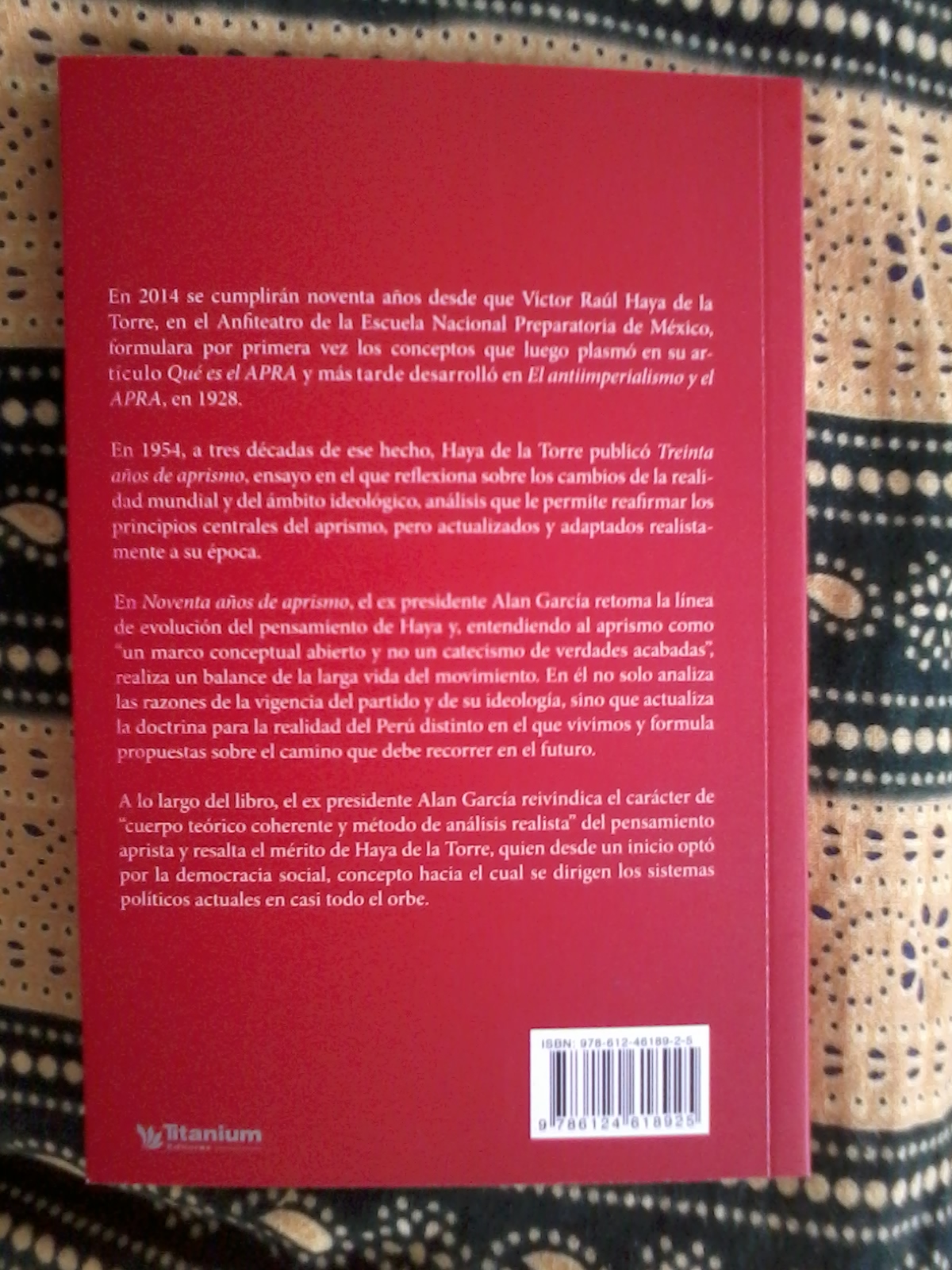 "Noventa años de aprismo" - A.P.R.A. | 1924 - 2022