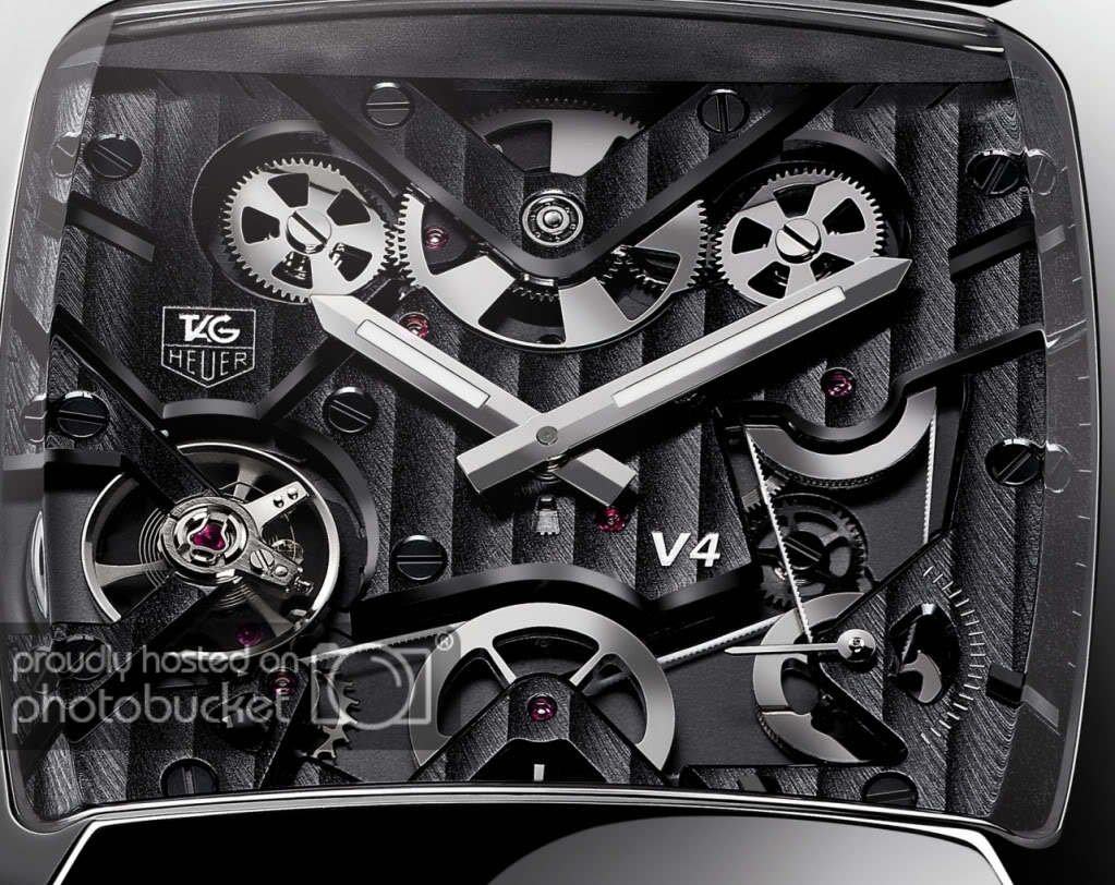 TAG Heuer Monaco V4 Titanium Ruthenium Et Céramique Replique Montre
