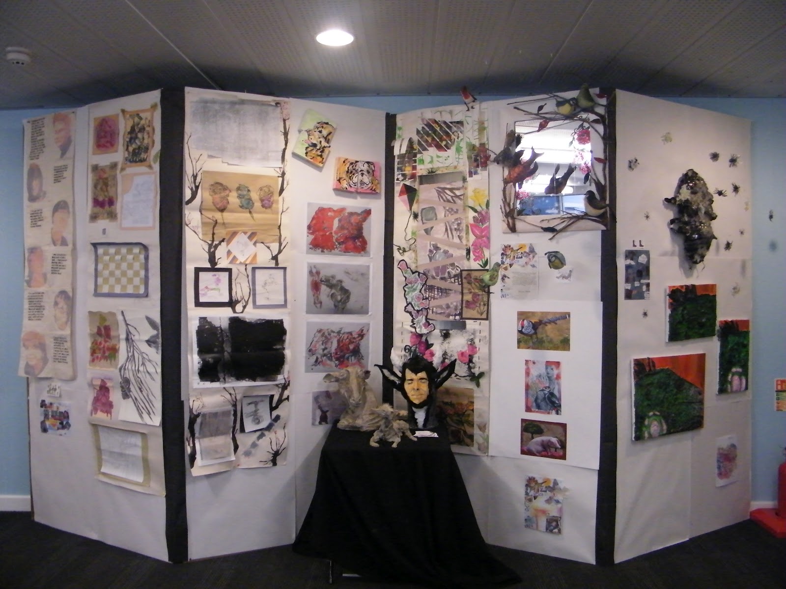 Coulsdon College Visual Arts: Student work/Exhibition: A2 Applied Mini ...