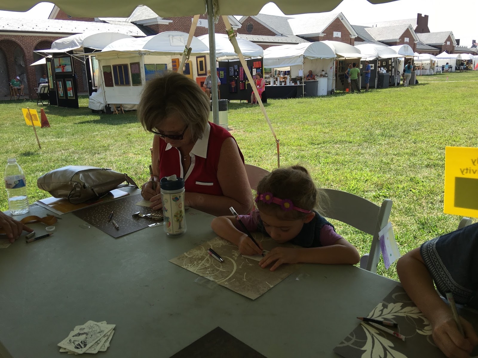 Art Room Blog: Zentanlge Walk-Up Workshop at the Workhouse in Lorton...